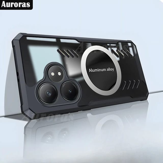 Realme GT 6 Case | GT6 Cooling Magnetic Hard Original Cover Casing Tpu ...