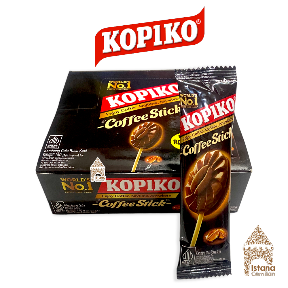 Kopiko Coffee Stick Lollipop Candy/Loli BOX (20Pcs Contents) | Shopee ...