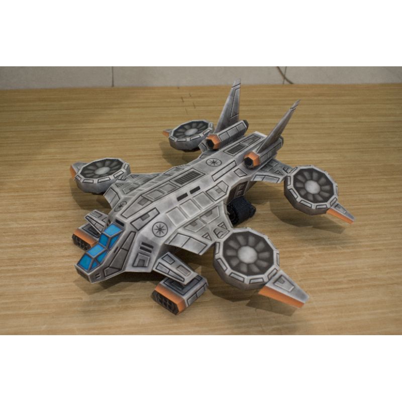 Hyperion gunship papercraft pattern sheet (2OP-Aa2) | Shopee Singapore