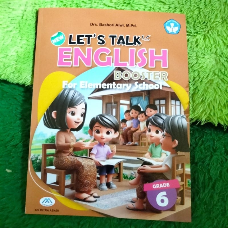 ORIGINAL ENGLISH BOOK NEW LET'S TALK ENGLISH BOOSTER CLASS 6 SD ...