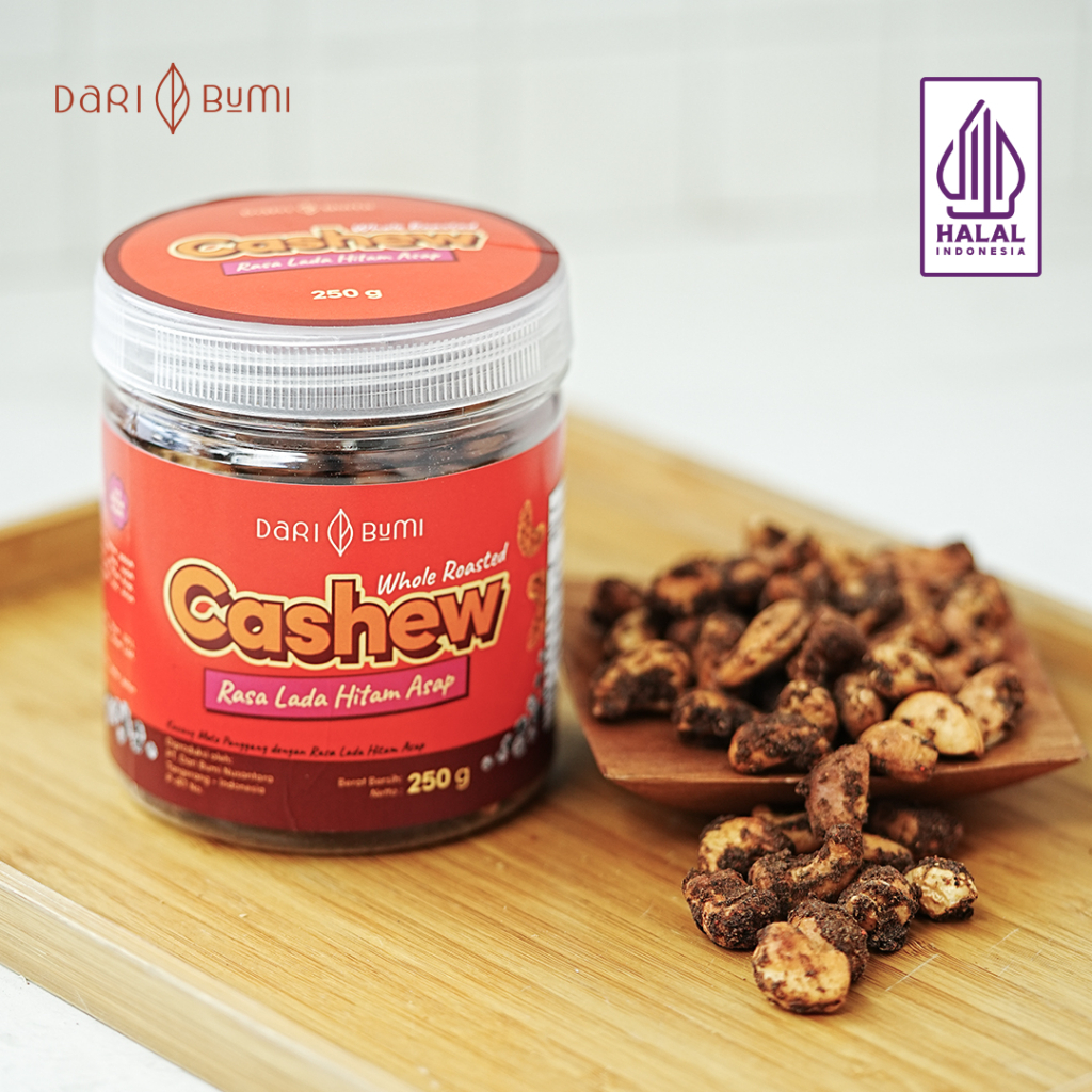 HITAM From Earth Cashew Nuts Flavored with Smoked Black Pepper 250 ...