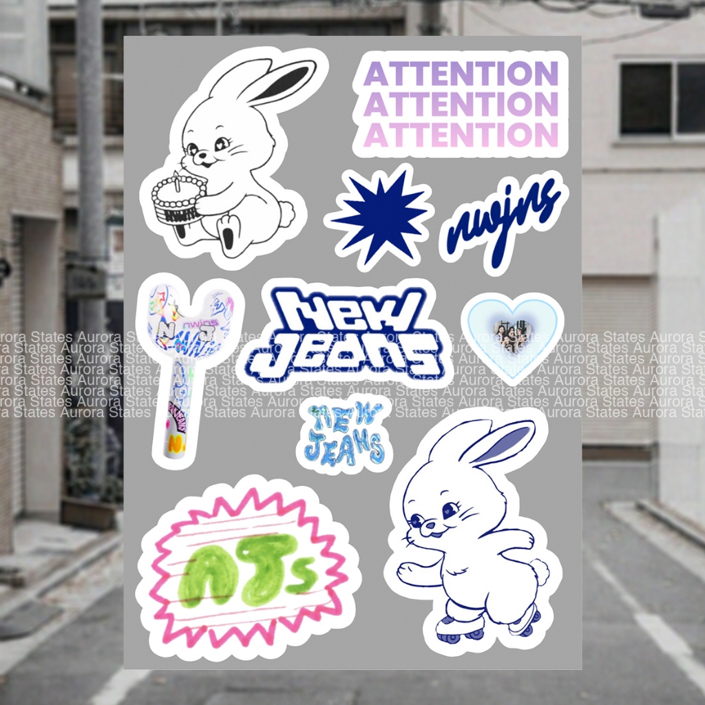 Korean Kpop Sticker | Korean Aesthetic Sticker | Waterproof Kpop ...