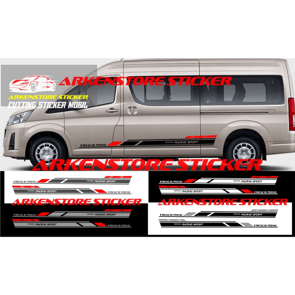 Sticker toyota hiace premium sticker car sticker hiace premium sticker ...