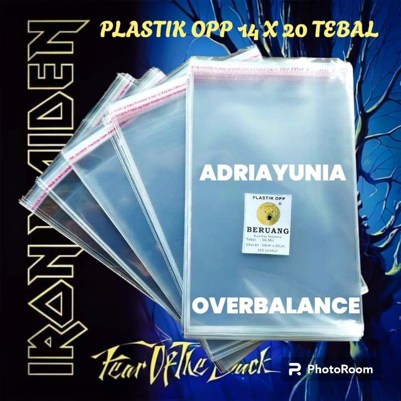 Opp plastic 14 x 20 cm seal- Opp plastic 14x20 cm Invitation (Thick ...