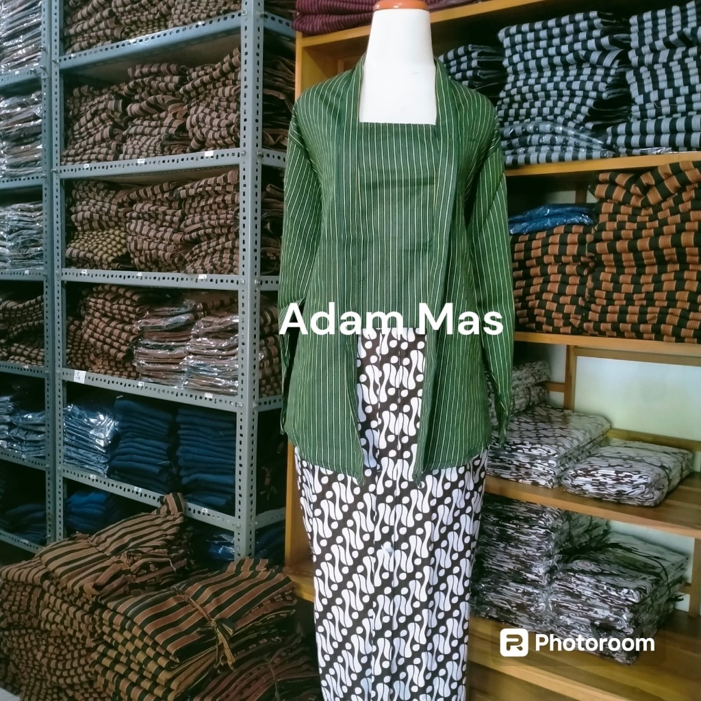 JAVA STRAIGHT KEBAYA CLOTHES JAVA LURIK KEBAYA JAVANESE TRADITIONAL ...