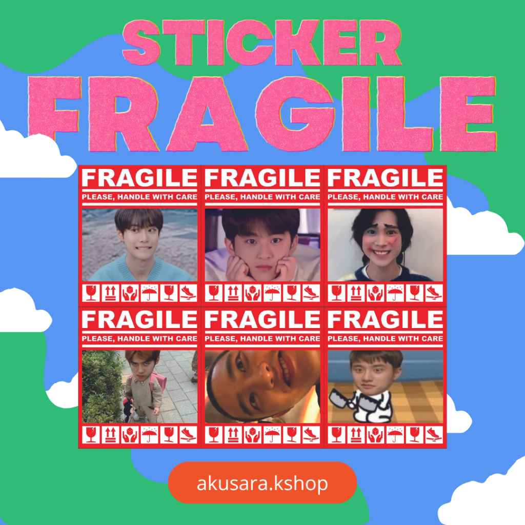 Fragile KPOP STICKER FREEBIES NCT EXO BTS BLACKPINK AESPA RIIZE ...