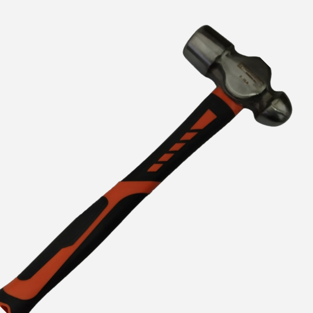 2 LB Fiber Handle Hammer Round Ball Hammer Peen Pein Nail Hammer ...