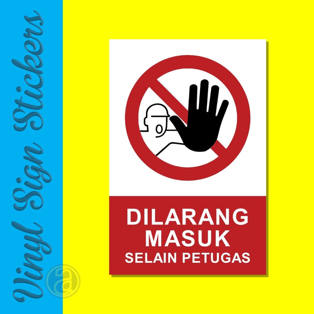 Vinyl Sticker 20x30 cm Safety Sign Sign K3 Warning Sticker Writing No ...