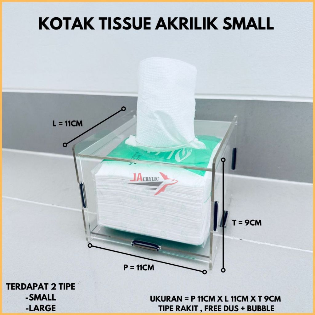 Acyrilic/acrylic Tissue Box - Transparent Clear Tissue Box Car/Kitchen ...