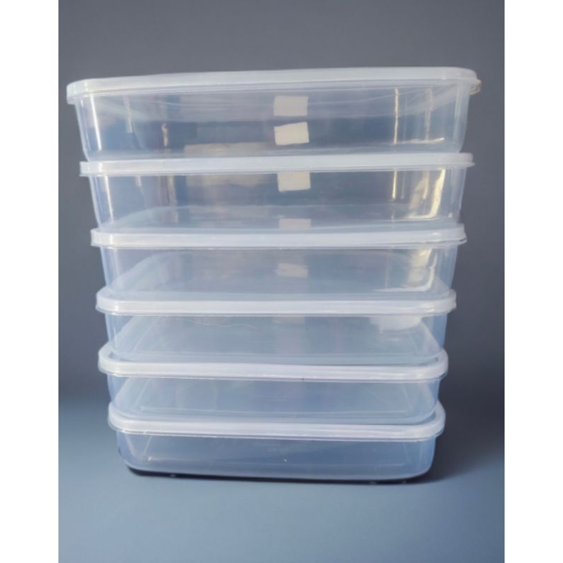 Kmp Refrigerator Food Storage Clear Plastic Box 2000ml | Shopee Singapore