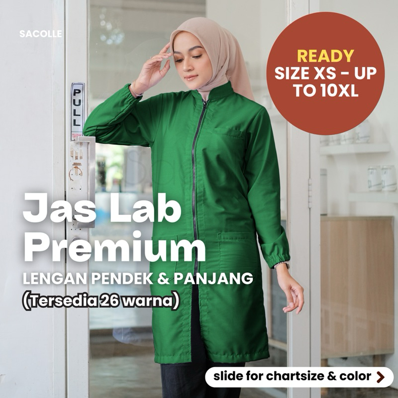 Zipper LAB COAT / PREMIUM THICK LONG RUBBER LABORATORY LAB COAT | Shopee Singapore