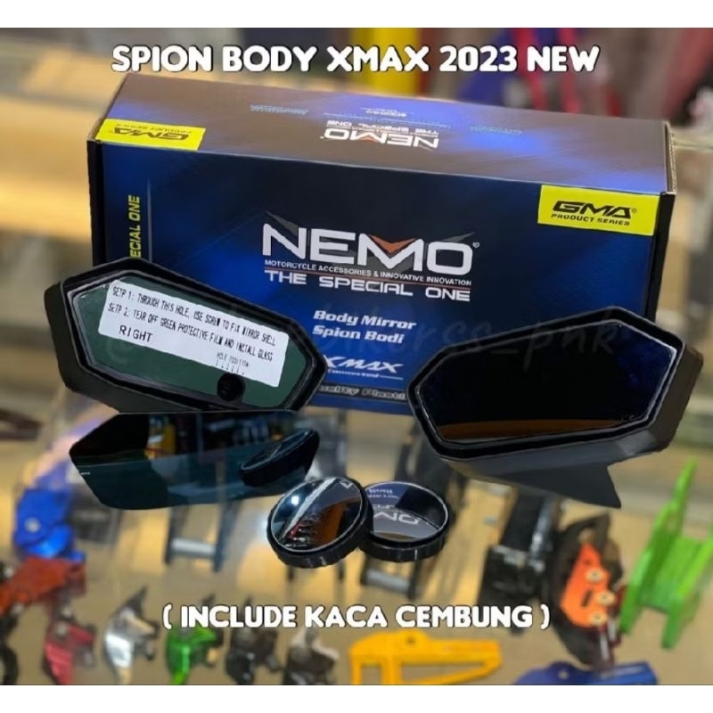 Nemo Rear View Mirror Body Yamaha Xmax Connected 2023 / 2024 ...