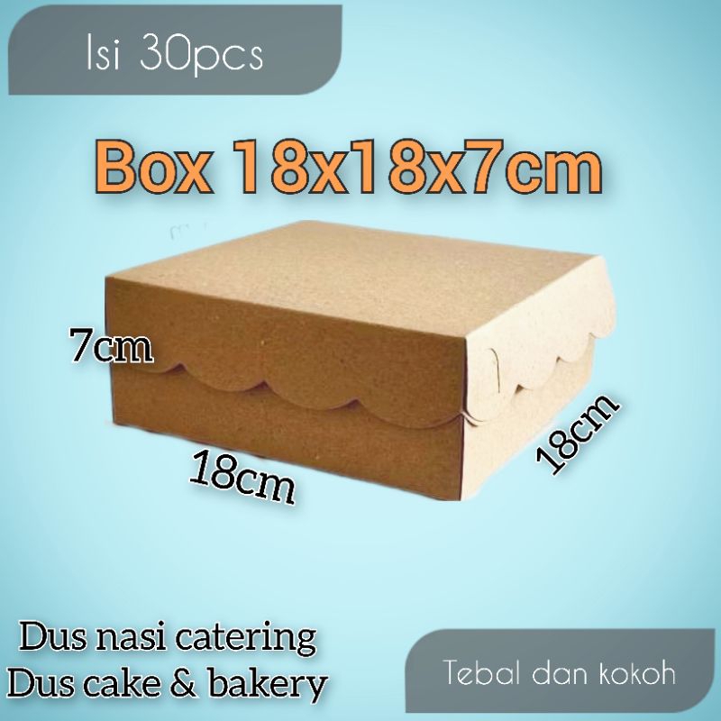 Catering Rice box/Cake box /brownies/Food Place Contents 30pcs | Shopee ...