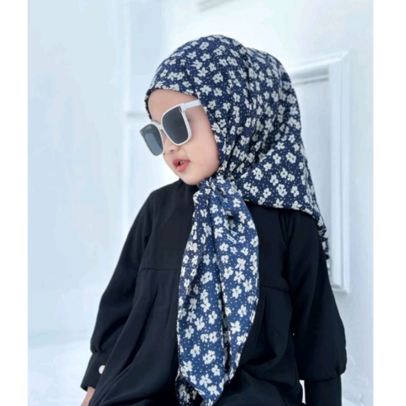 Children's Inner Motif Triangle / Instant Children's Hijab / Malay ...