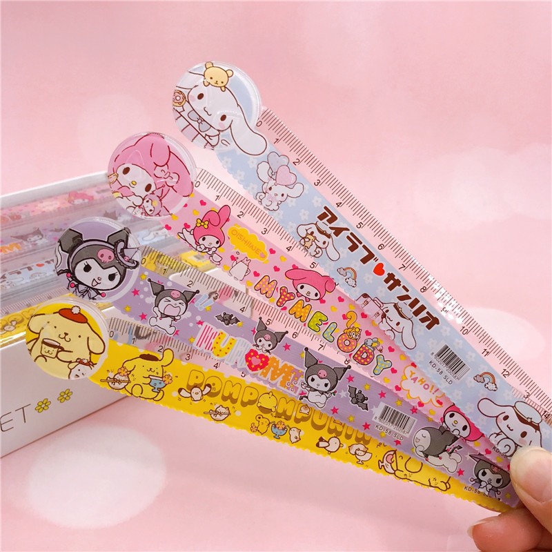 Bb Sanrio Plastic Ruler 15cm | Shopee Singapore