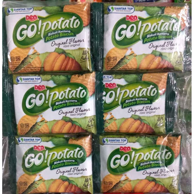 Go Potato There are 2 Original Flavors, Potatoes 1 Pack Contains 20 ...