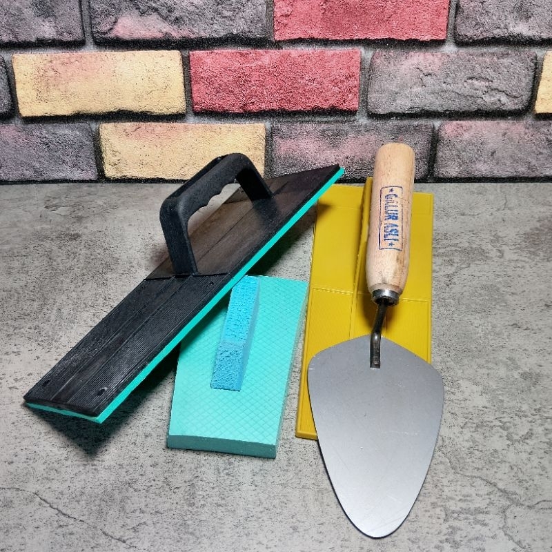 Get 4, pvc roskam + oval cement spoon + layer roskam + plaster rubbing ...