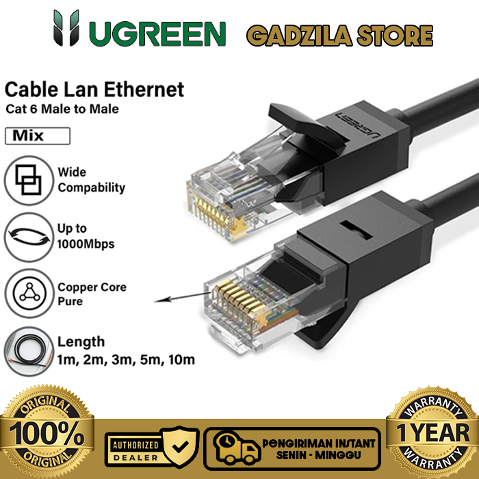 Ugreen LAN Cable Internet Modem UTP RJ45 Gigabit Ethernet Network Cable ...