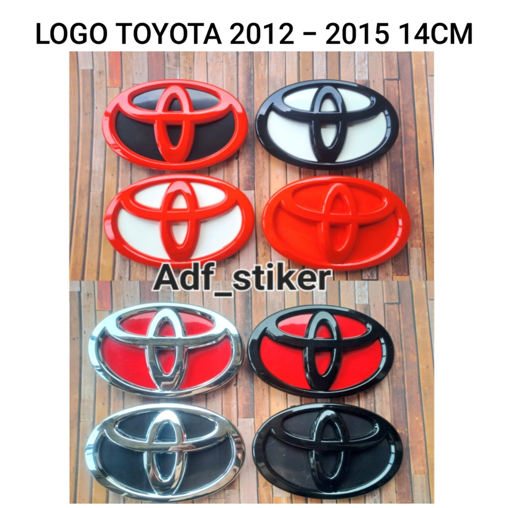 Toyota avanza 2012 - 2015 Logo Emblem 14cm / avanza grill front Logo ...