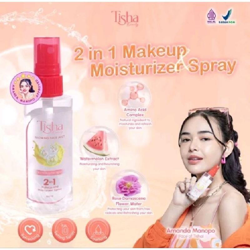 Tisha GLOWING FACE MIST 60ml | Shopee Singapore