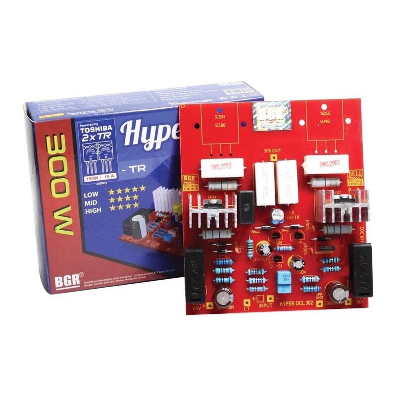 HYPER OCL 300W AMPLIFIER KIT WITHOUT TR 300W - TR POWER AMPLIFIER MONO BELL BGR | Shopee Singapore