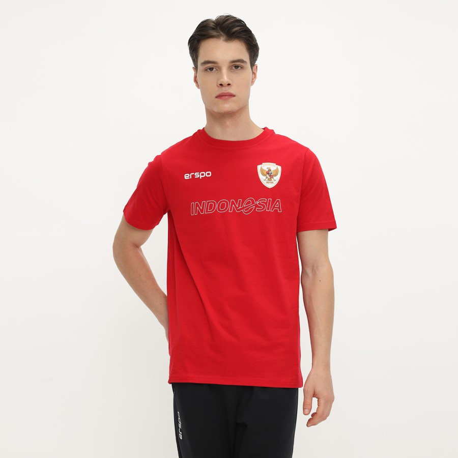 Indonesia NATIONAL TEAM T-SHIRTS 2024 GARUDA RED INDONESIAN T-SHIRTS ...