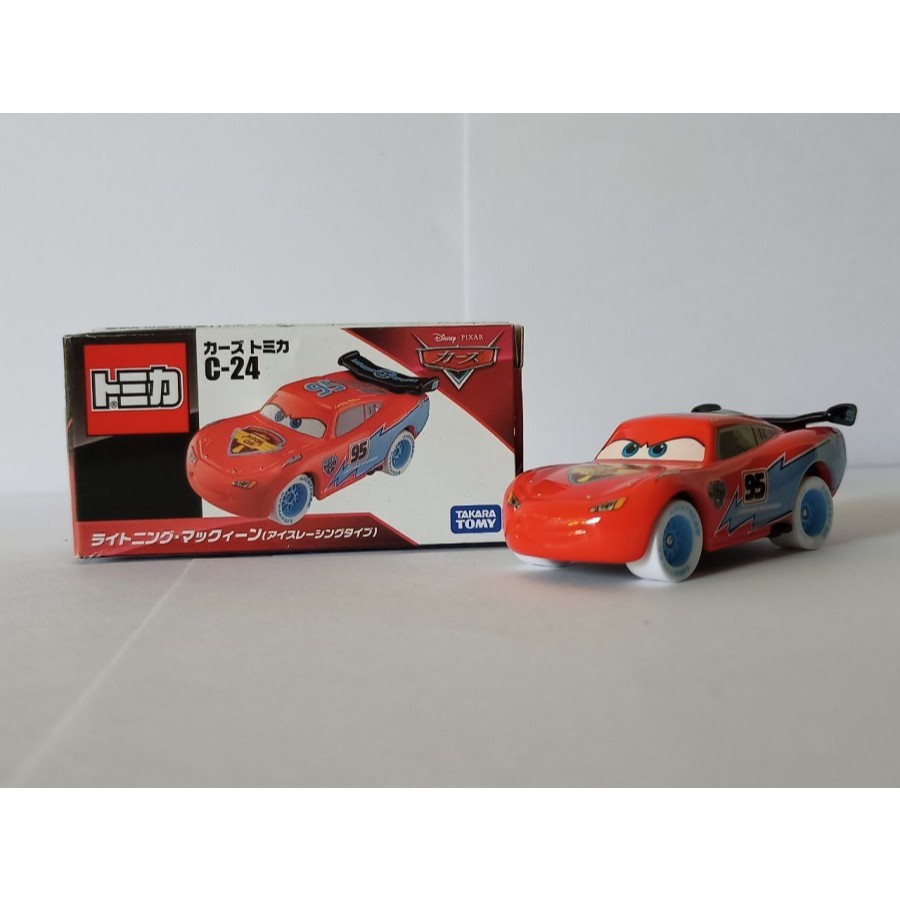 Tomica Cars C-24 Lightning Mcqueen Ice Racing disney pixar takara tomy ...