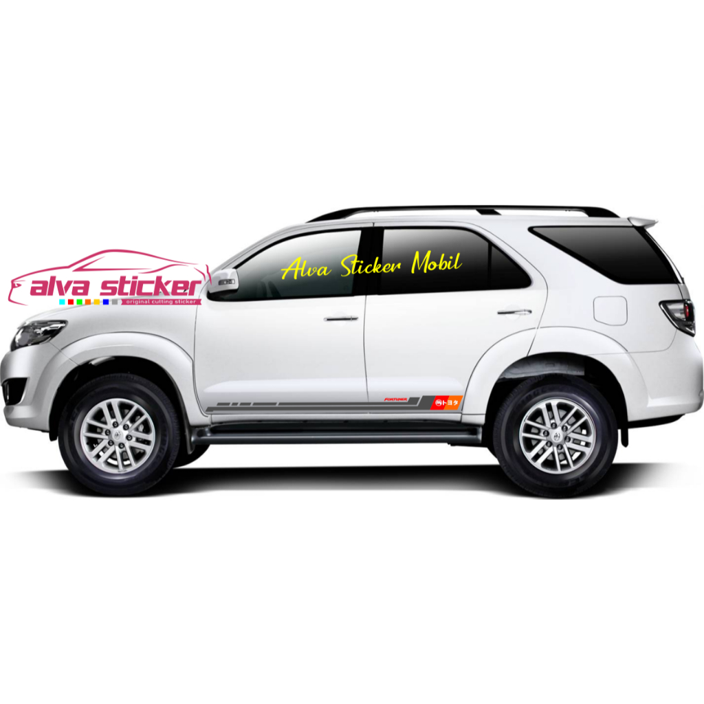 Sticker sticker fortuner Car sticker toyota fortuner GEN 1 sticker list ...