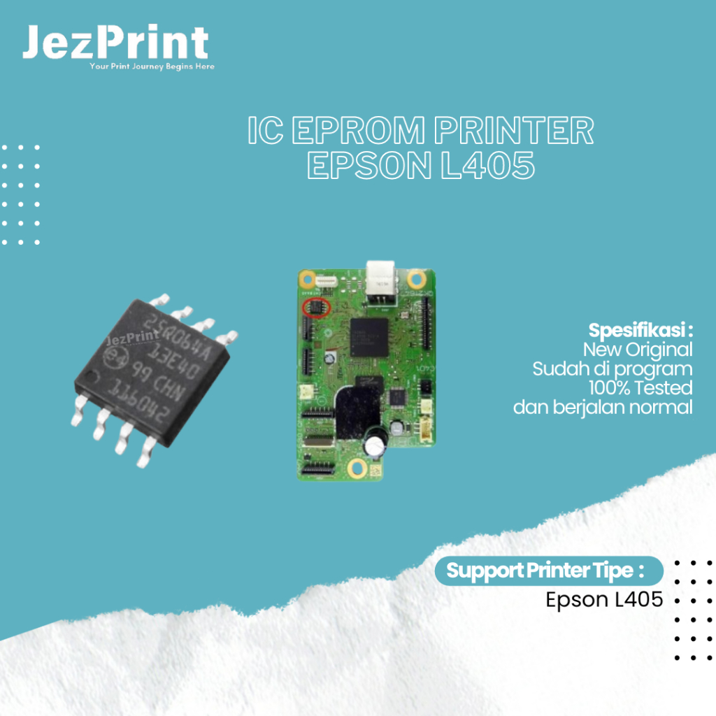 Epson L405 Eprom IC 25Q064, Epson L405 Eeprom IC, L405 Counter IC ...