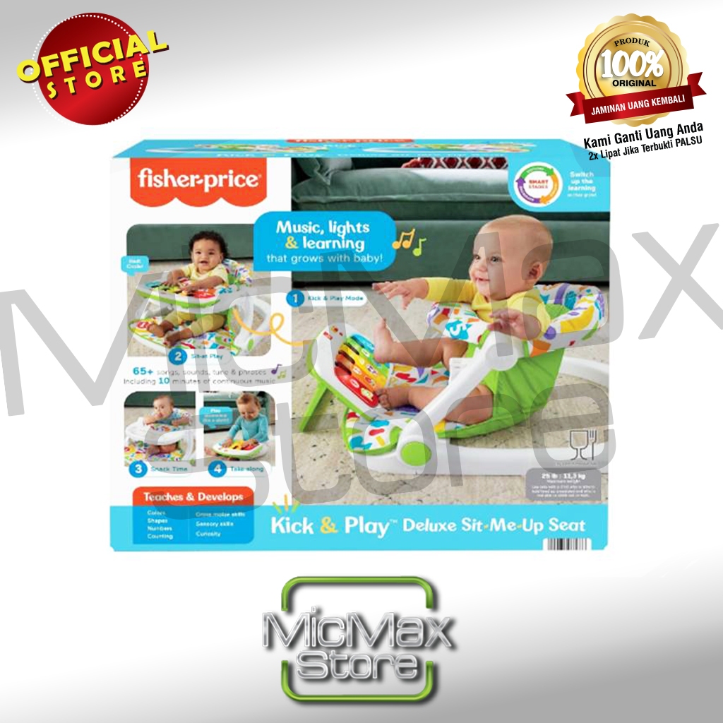 Fisher Price Baby Portable Chair Kick & Play Sit Me Up Seatdeluxe HJC34 ...