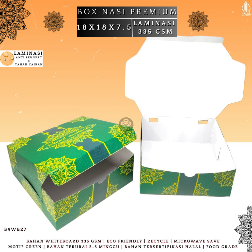 Rice Box 18x18 Premium Box Rice Box (B4.Wb27) | Shopee Singapore