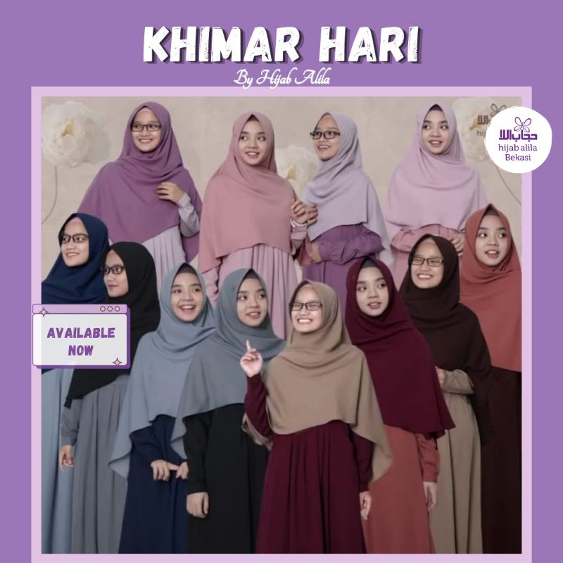 KHIMAR HARI HIJAB ALILA SERIES (NO PAD/PAD/SOFT PAD) | Shopee Singapore