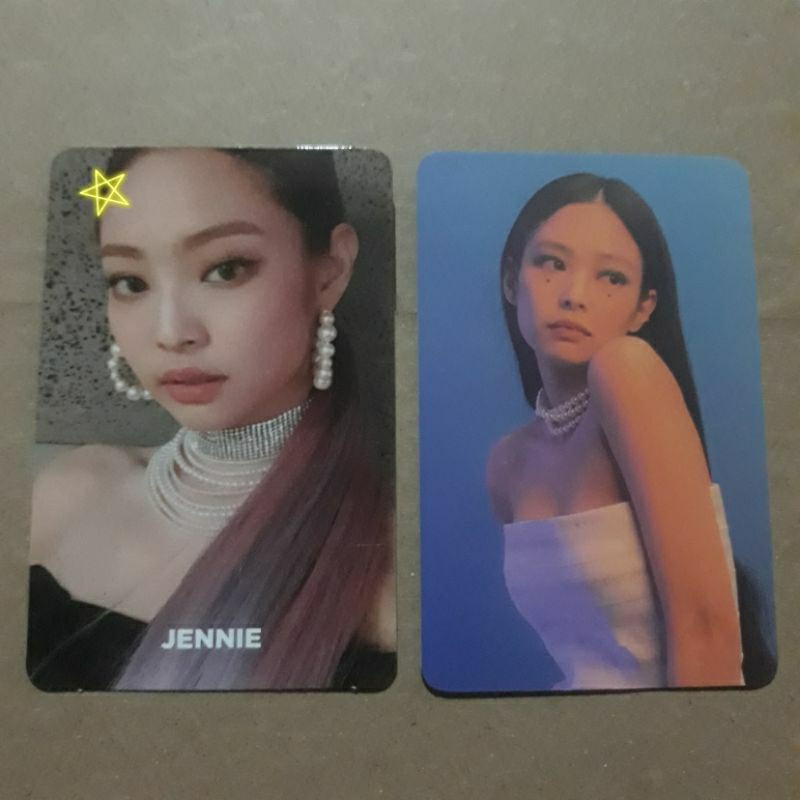 PC PHOTOCARD BLACKPINK JENNIE THE ALBUM SQUARE UP | Shopee Singapore