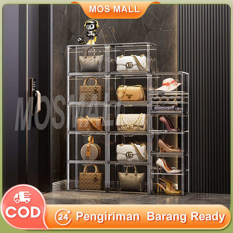Transparent Acrylic Bag Box Bag /Popmart Display Storage Box ...