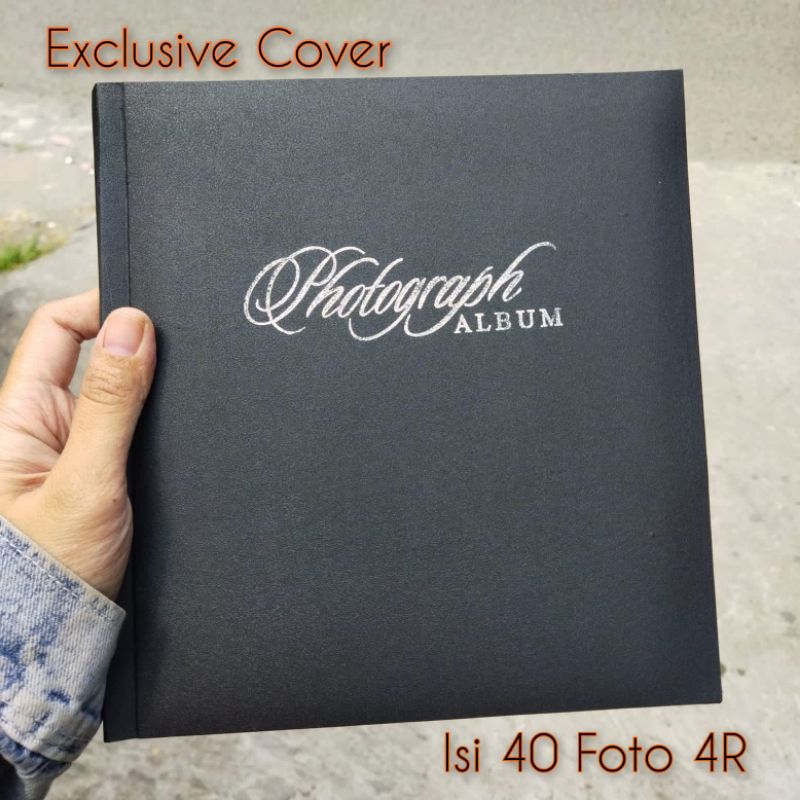 4R PHOTO ALBUM CONTAINS 40 PHOTOS BLACK PHOTOGRAPH HARD COVER | Shopee ...