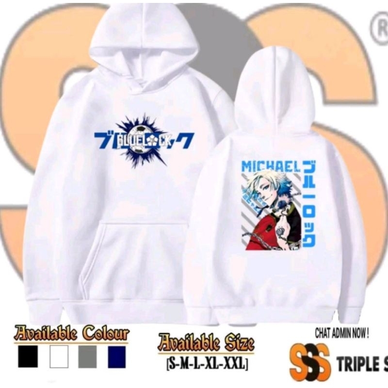 Hoodie JUMPER MICHAEL KAISER ANIME BLUE LOCK JAPANESE MANGA CHARACTER ...