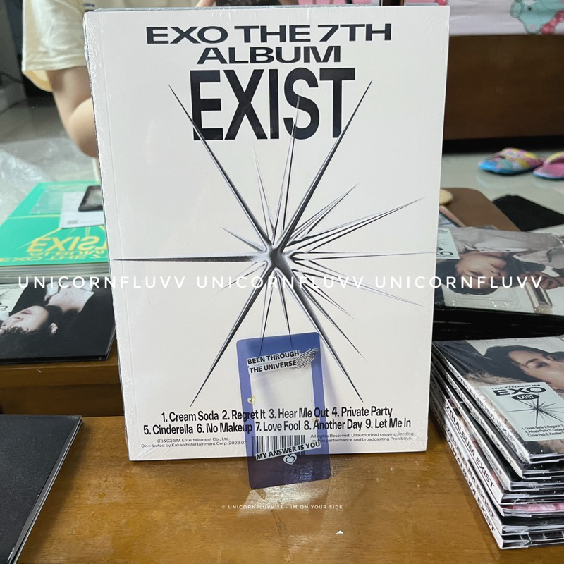 Exo 7th Album EXIST Photobook All Version E, X, O Global | Shopee Singapore