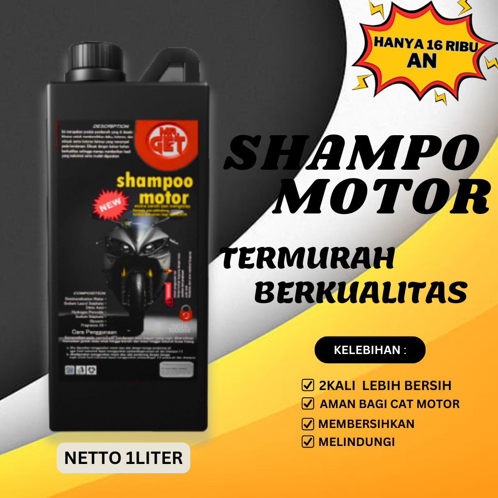 Motorcycle Shampoo 1 liter Snow Wash & Wax Vehicle Cleaning Soap ...