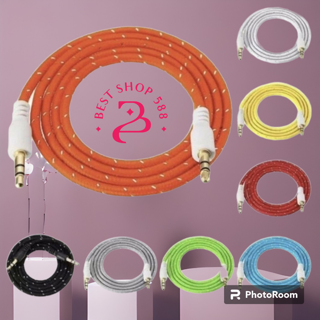 Audio AUDIO CABLE 3.5 1x1 / AUDIO JACK CABLE male SPEAKER To HANDPHONE ...