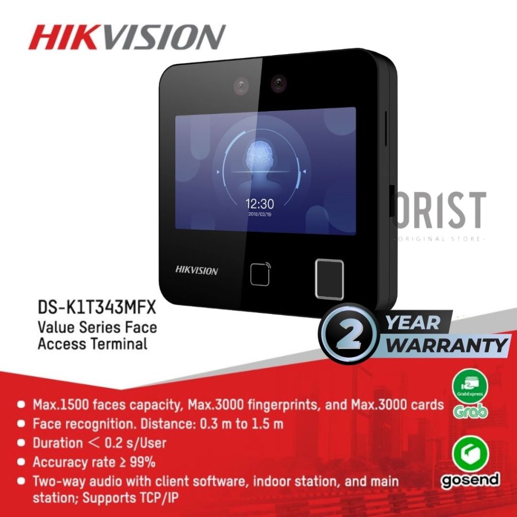 MESIN Ds-k1t343mfx - HIKVISION Machine Attendance And ACCESS CONTROL ...