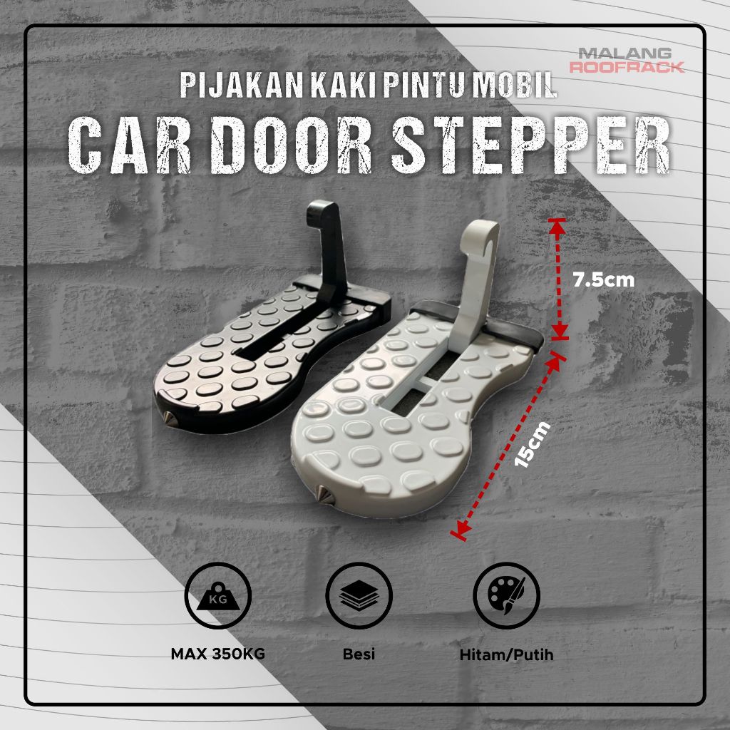 Car DOOR STEPPER HOOKED ROOFRACK UNIVERSAL ROOF RACK/CAR DOOR STEPPER ...