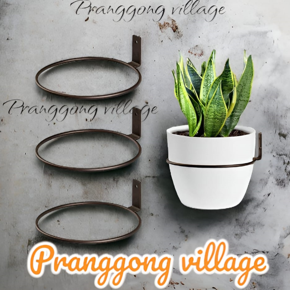 GANTUNGAN Wall Basketball Pots Wall pot Rack/Wall Pots/Wall Flower ...