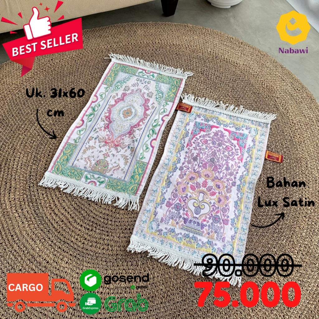 Turkish Prayer Rug Turkey Marhamah Prostrate Exclusive Souvenir By Hajj ...