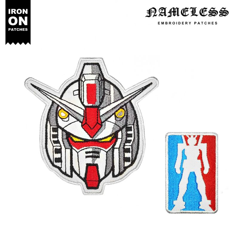 Gundam Embroidery Patch/Embroidery Patch/Emblem/Fabric sticker [IRON-ON ...