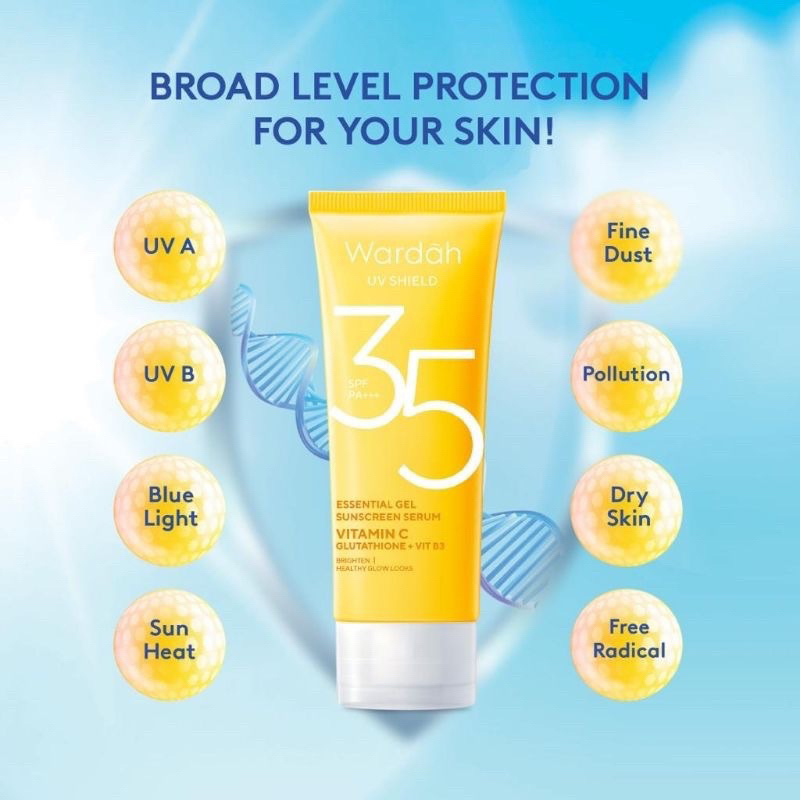 Wardah Sunscreen Gel SPF 35 PA++ (NEW PACKAGING) | Shopee Singapore