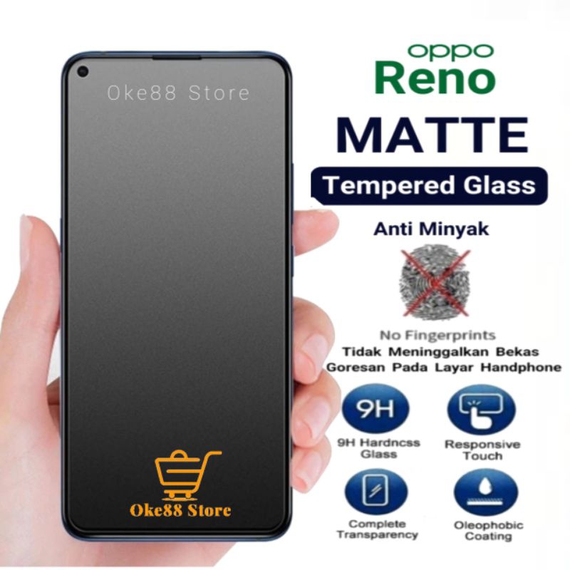 LAYAR Matte Glass Full Screen Oppo Reno 5 5 4G 5 5G 5 Lite 5Z 5F 4 4 5G ...