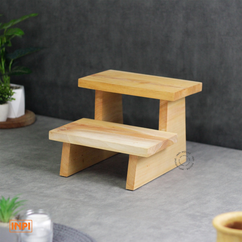 Stacking Wooden Shelves/Wooden Shelf Displays - INPI House | Shopee ...