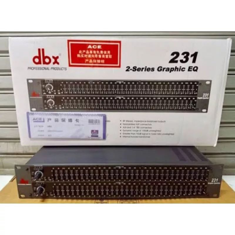 Equalizer dbx 231(2-Series Graphic EQ) | Shopee Singapore