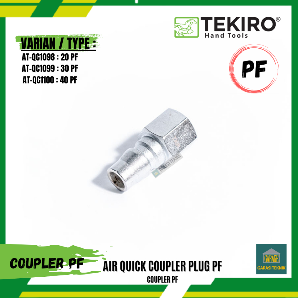 Tekiro QUICK COUPLER Plug PF/QUICK COUPLER PF COMPRESSOR/COUPLE PF ...