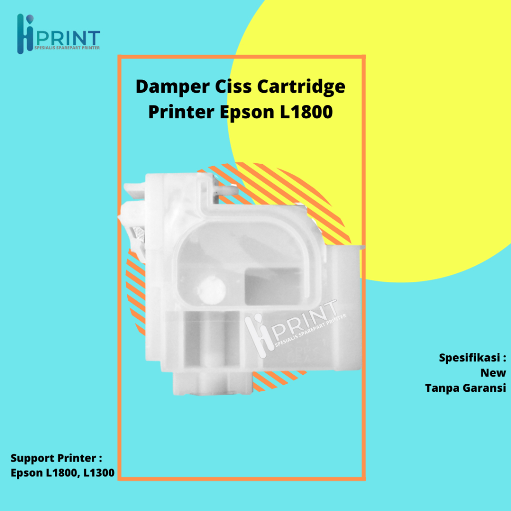 Damper Ecosolvent L1800 L800 DTF DTG Ciss L1800 Printer Epson L1800 ...